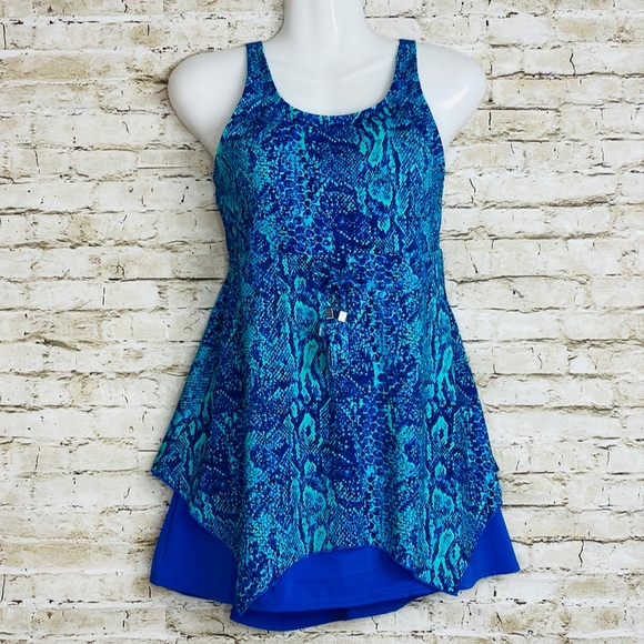 Denim&Co | Swim | Denim Co Beach 2 Piecetankini Bathing Suit New | Poshmark